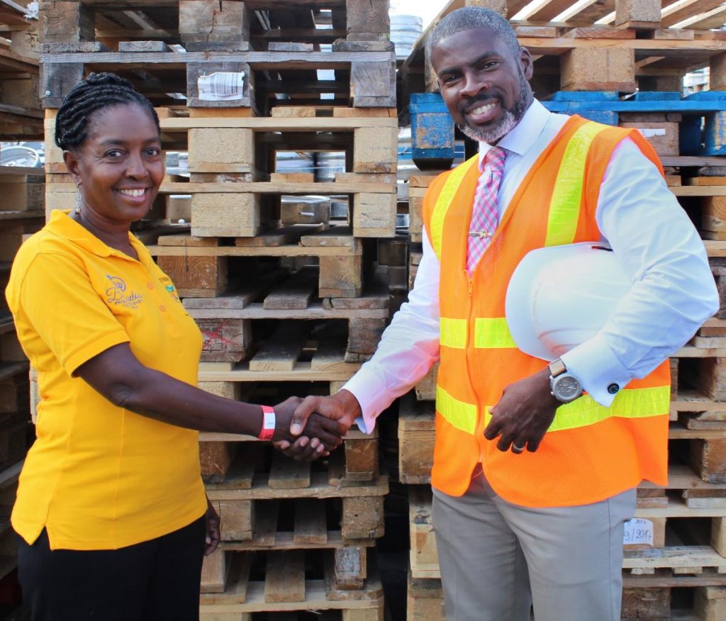 Barbados Port Inc. donates pallets to the Rural Development Commission ...